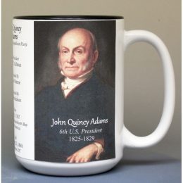 06- 6th US President John Quincy Adams - HistoryMugs.us