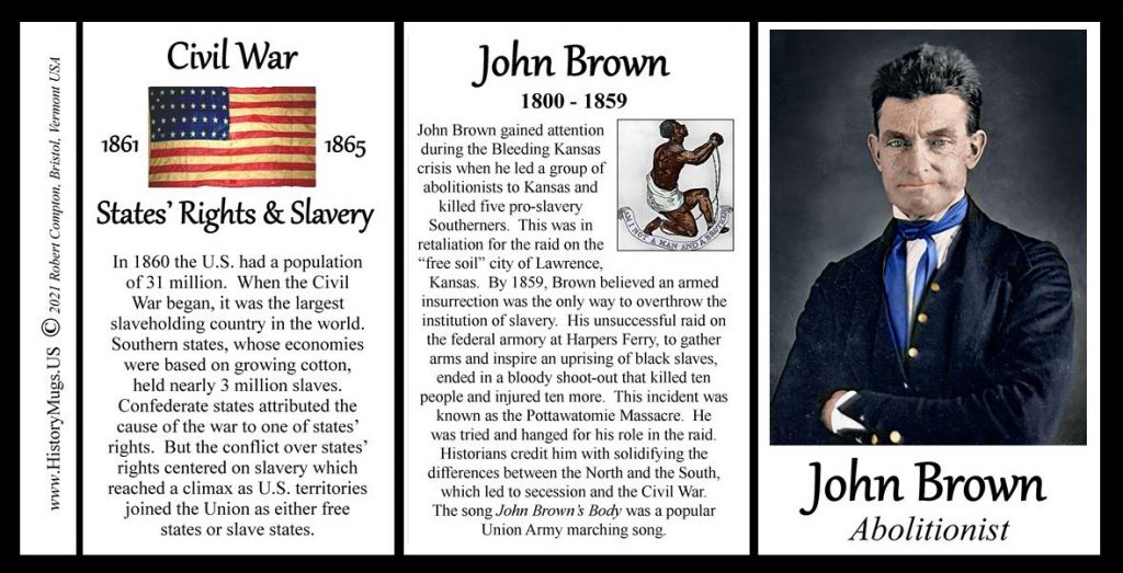 Brown, John - Civil War - HistoryMugs.us