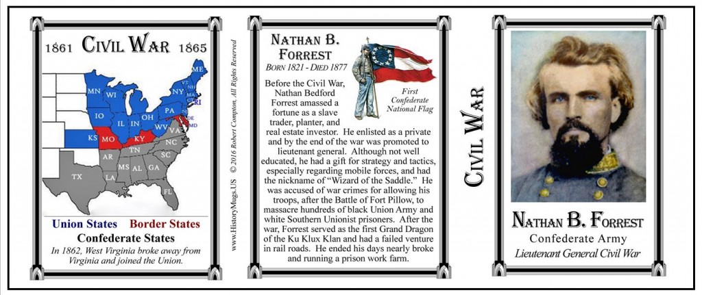 Forrest, Nathan Bedford - Civil War - HistoryMugs.us