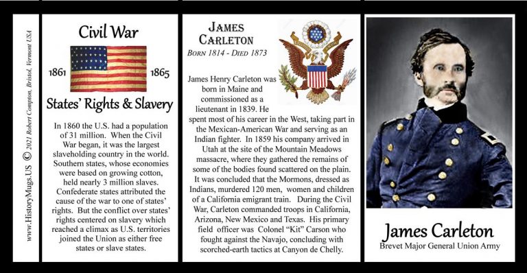 Carleton, James - Civil War - HistoryMugs.us