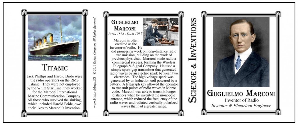 Marconi, Guglielmo - Science & Inventions - HistoryMugs.us