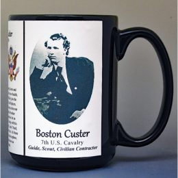 Custer, Boston - at Little Bighorn - HistoryMugs.us