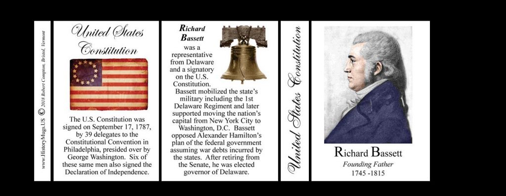 Bassett, Richard - United States Constitution - HistoryMugs.us