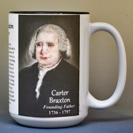 Braxton, Carter - Declaration of Independence - HistoryMugs.us