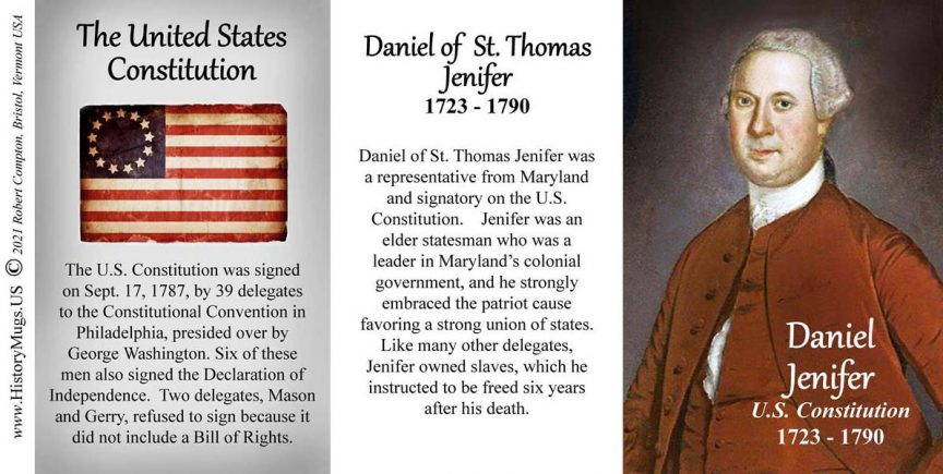 Jenifer, Daniel of St. Thomas - United States Constitution - HistoryMugs.us