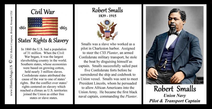 Smalls, Robert - Civil War - HistoryMugs.us