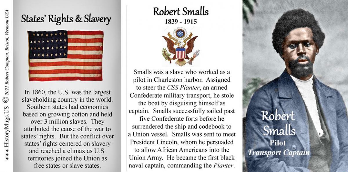 Smalls, Robert - Civil War - HistoryMugs.us
