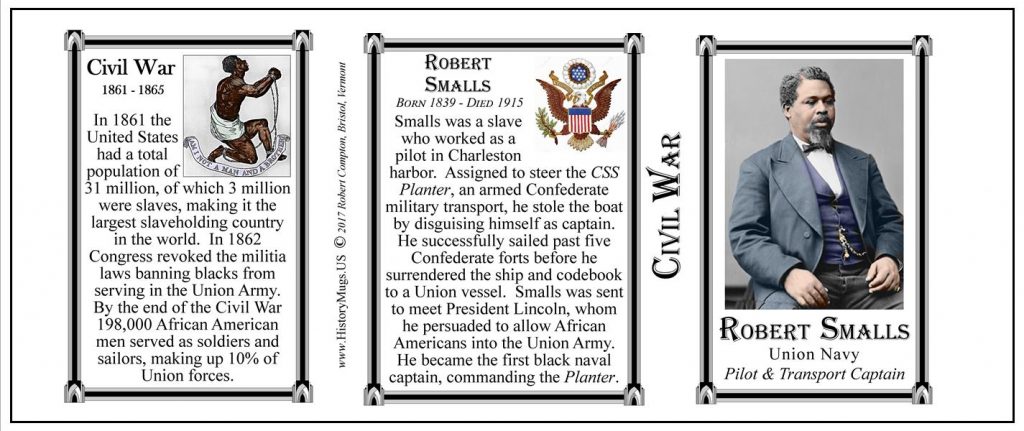 Smalls, Robert - Civil War - HistoryMugs.us