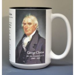 04- 4th US Vice President George Clinton - HistoryMugs.us