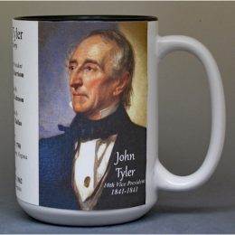 10th US Vice President John Tyler - HistoryMugs.us