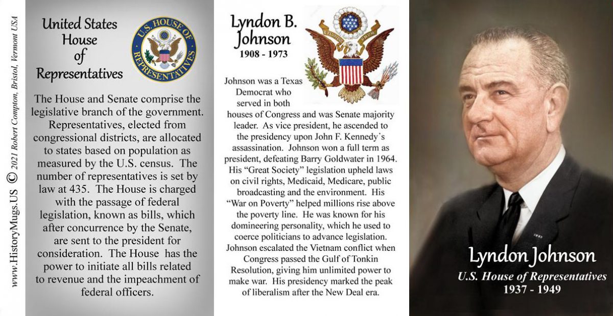 1937-1949, U.S. House of Representatives - Lyndon B. Johnson ...