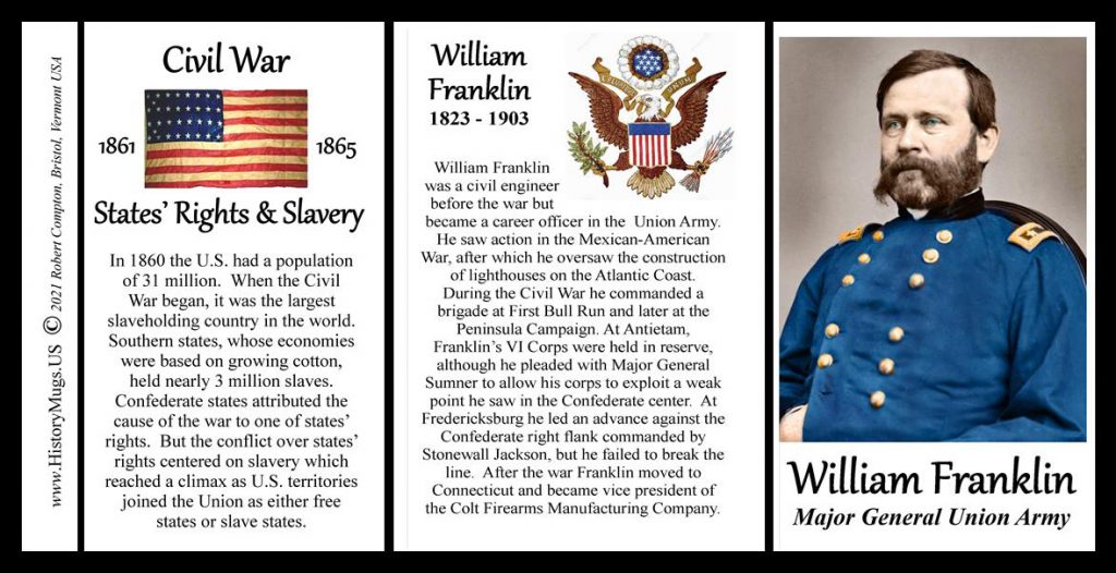 Franklin, William - Civil War - HistoryMugs.us