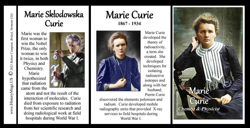 Curie, Marie - Scientist & Inventor - HistoryMugs.us