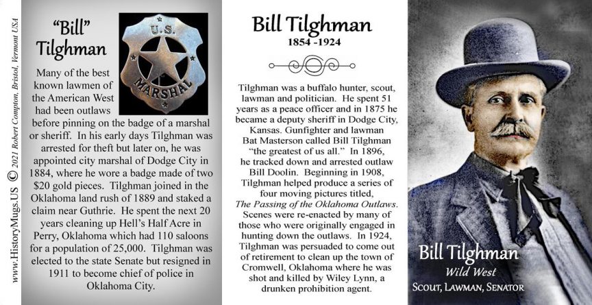 Tilghman, Bill - at Wild West - HistoryMugs.us