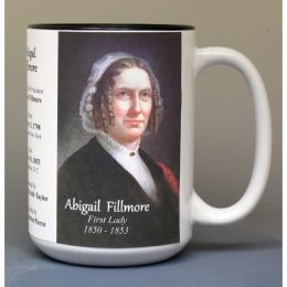 13- Abigail Fillmore, First Lady - HistoryMugs.us
