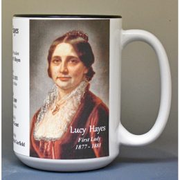 19- Lucy Hayes, First Lady - HistoryMugs.us