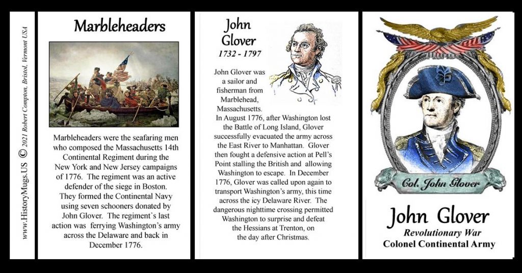 Glover, John - Revolutionary War - HistoryMugs.us