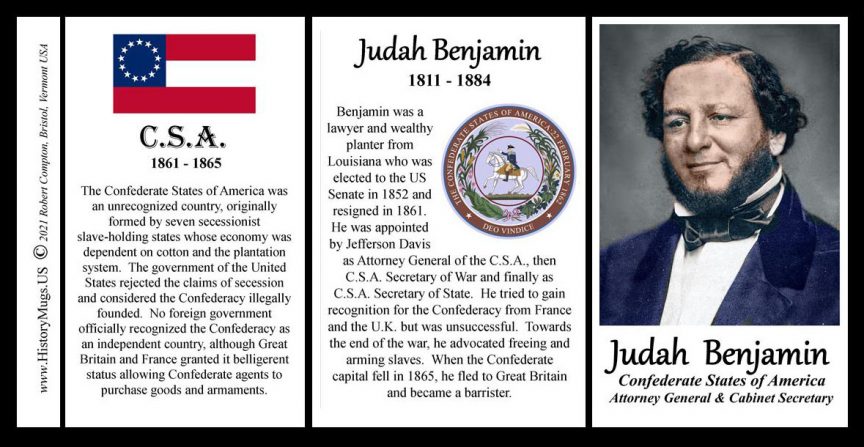 Benjamin, Judah - Civil War - HistoryMugs.us