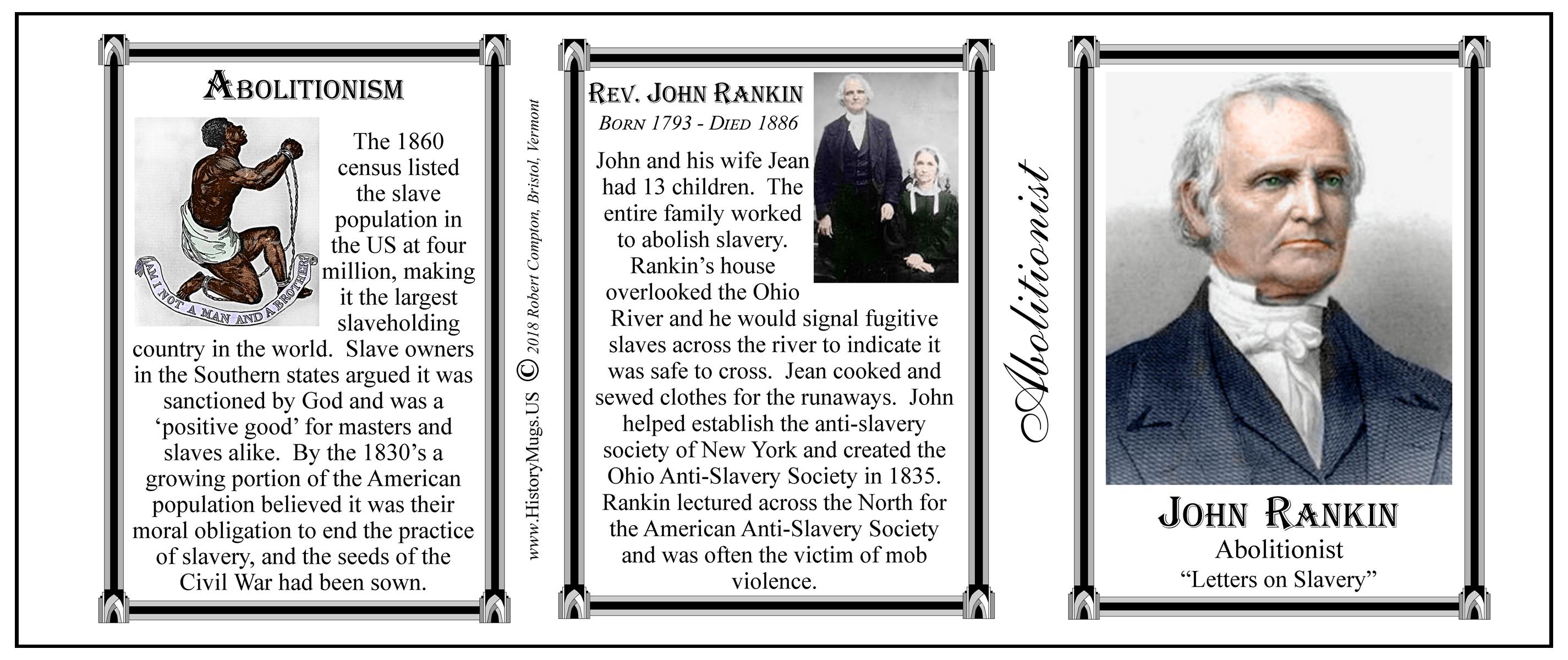Rankin, John - Abolitionist - HistoryMugs.us