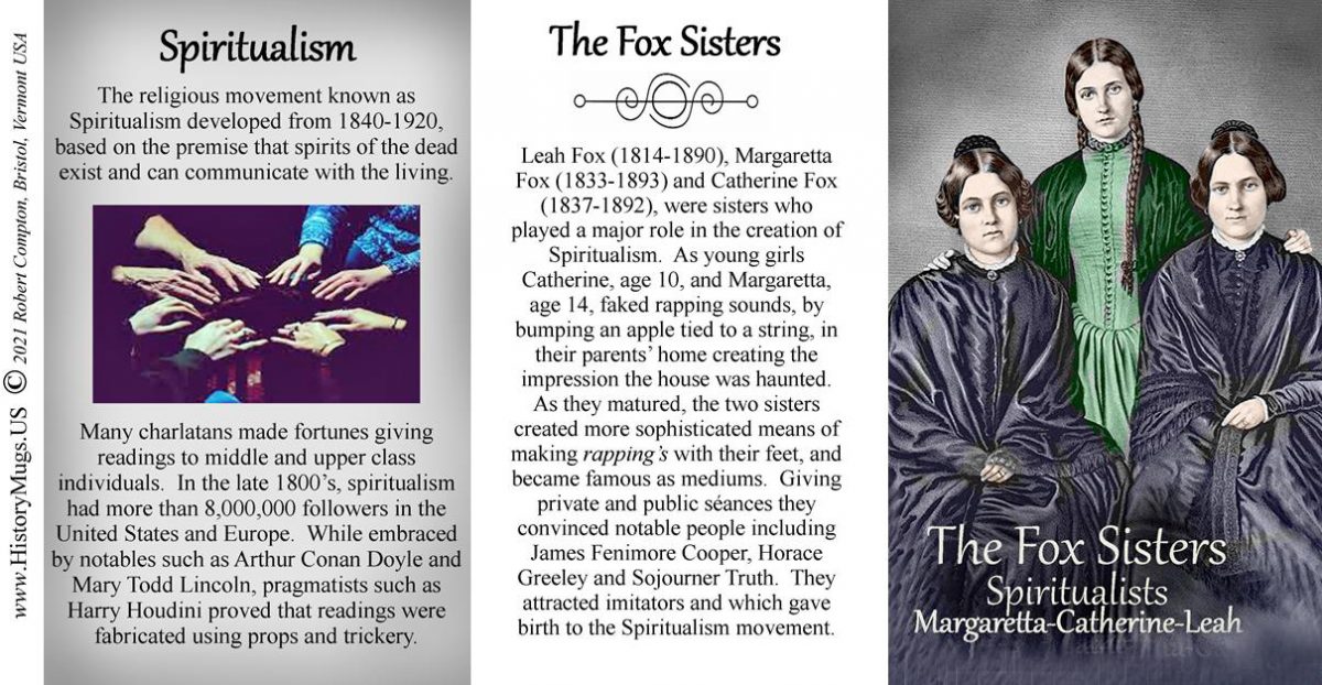 Fox Sisters - at Spiritualism - HistoryMugs.us