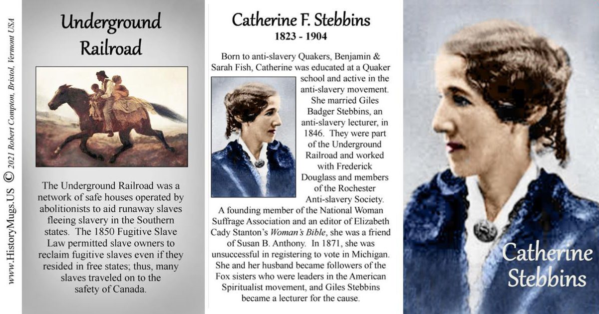 Stebbins, Catherine - Women's Suffrage - HistoryMugs.us