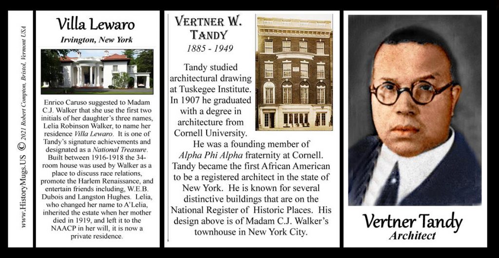 Tandy, Vertner Woodson - Architect - HistoryMugs.us