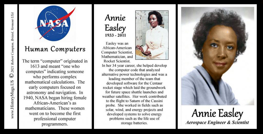 Easley, Annie - Computer Scientist - HistoryMugs.us