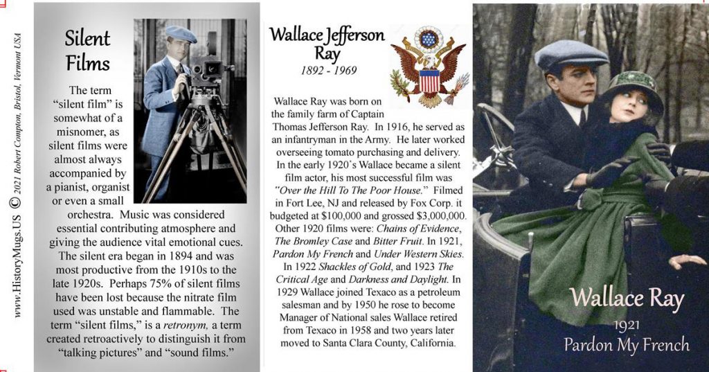 Ray, Wallace - Actor - HistoryMugs.us