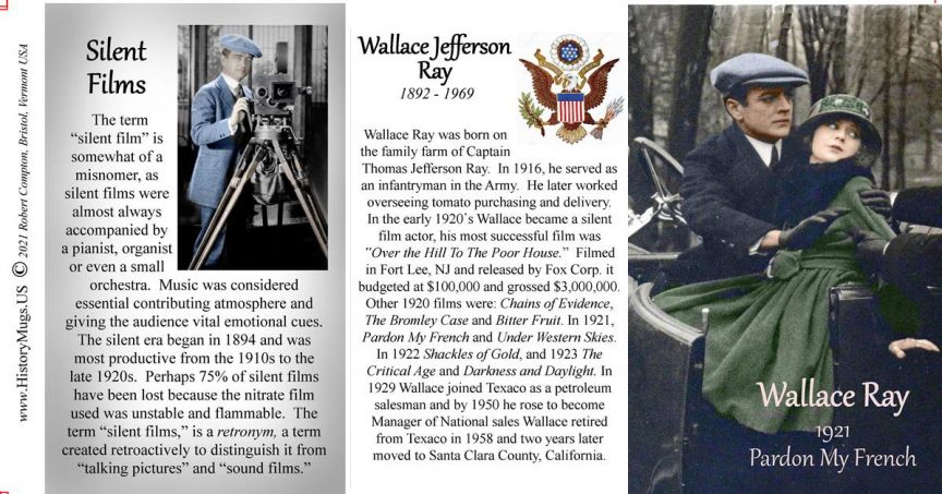 Ray, Wallace - Actor - HistoryMugs.us