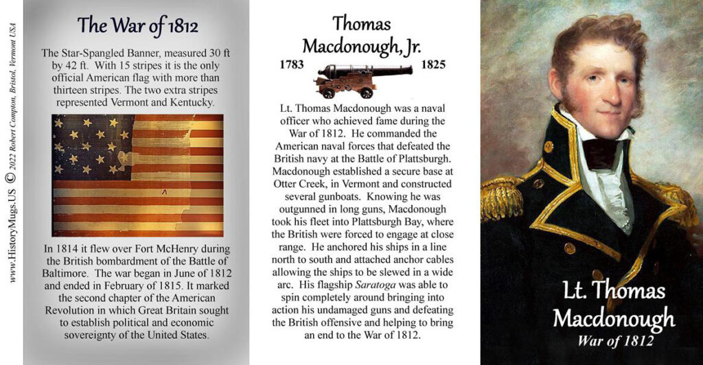 Macdonough, Thomas - 1st Lieutenant US Navy - HistoryMugs.us