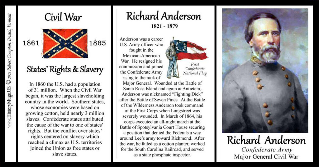 Anderson, Richard - Civil War - HistoryMugs.us