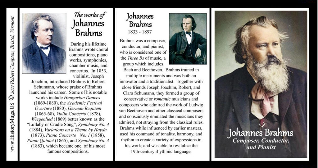 Brahms, Johannes - at Artist - HistoryMugs.us