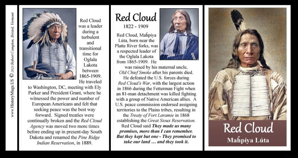 Red Cloud - Native American - HistoryMugs.us